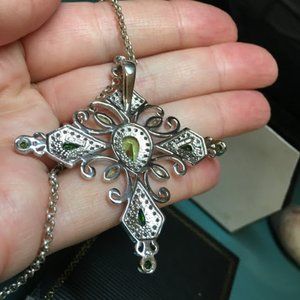 Chuck Clemency | Jewelry | Vintage 925 Silver Peridot Chuck Clemency ...